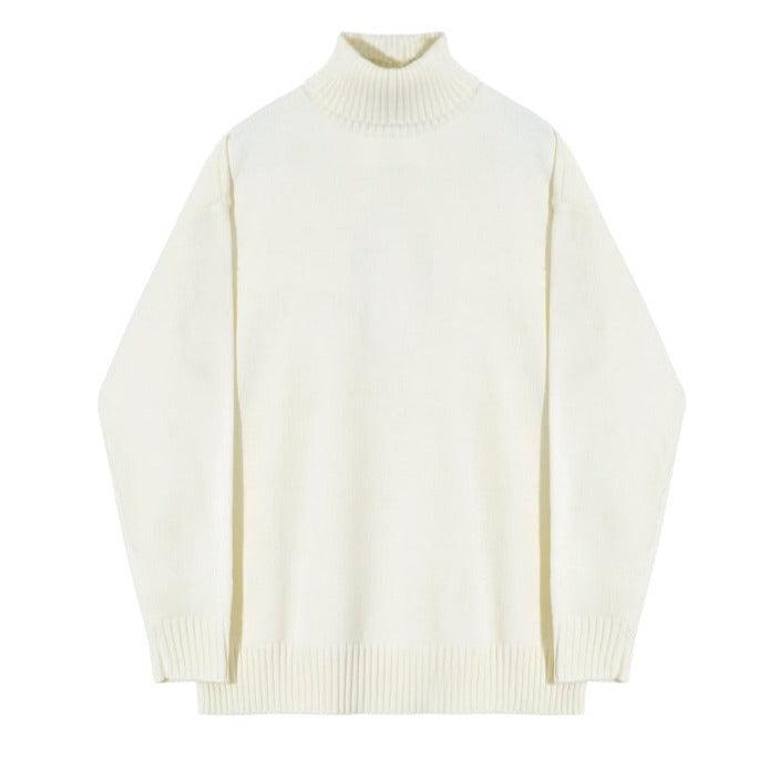 Oversized Loose Turtleneck Sweater – The Korean Fashion